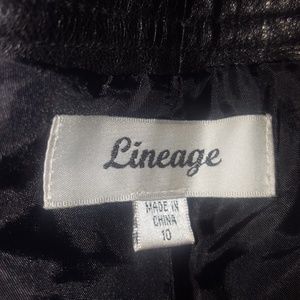 Lineage | Pants & Jumpsuits | Black Leather Pants | Poshmark